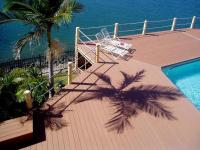China Environmentally Friendly Embossed Wood Surface Composite Decking for Garden and Patio for sale