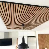 China Fire-Resistant Home Theater Acoustic Foam Wood Wall Board with Glue Installation for sale