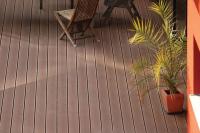 China Crack resistant co-extrusion wpc deck voyage composite decking with 12 color choices for sale