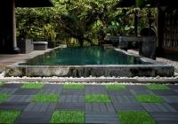 China 300x300x22/25mm Size Interlocking Decking Tiles with Wood-Plastic Composite Flooring for sale