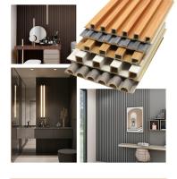 China Customized Size PWC Wall Paneling Plastic Sheet de PVC Efecto Madera for SPC Wall Panel for sale