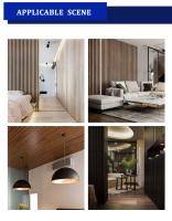China Colorful Wood Veneer Panels 3D Geometric Wave PVC Wall Cladding for TV Background for sale