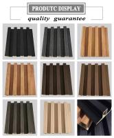 China Vinyl Cladding Wall Panel Wooden Grain PVC WPC Wall Board Panels for Modern Home Office for sale