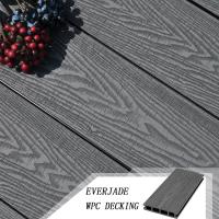 China Custom Interlock Outdoor WPC Decking Board Above 18mm Thickness with Wood Grain Surface for sale