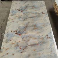 China Custom Black 3D Printing PVC Marble UV Sheet for Modern Art Panels Wall Decor Interior for sale