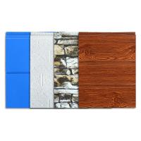 China Aluminum Foil Fiberglass Sheet Sandwich Puf Roof Wall Panels for Exterior Decoration for sale