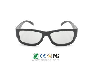 China Passive Polarized Cinema 3D Glasses - 152×152×41mm Size, 21.25g Weight with 0.26mm/0.4mm Lens Options for sale