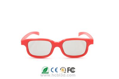 China Child 3D Glasses A86L/C - Circular Polarized 132×37×135mm Universal Design for 3D Cinemas for sale