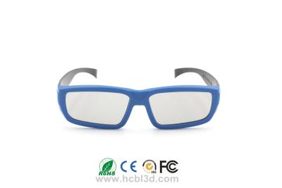 China Kid-Size 3D Glasses A68 with Recyclable Polarized Lenses 0.26-0.40mm Thickness 135×145×38mm Frame for sale