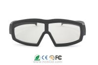 China Linear Polarized 3D Glasses with ABS Frame 170×50×147mm Size 22g Weight for Cinema Use for sale