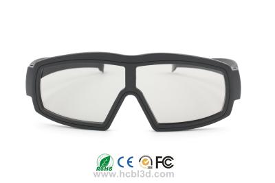 China Linear Polarized 3D Glasses with ABS Frame 170×50×147mm Size 22g Weight for Cinema Use for sale