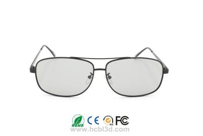 China JC003 Premium Metal Frame Circular Polarized 3D Glasses 160×156mm Lens 21.25g Weight for sale