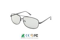 China JC003 Premium Metal Frame Circular Polarized 3D Glasses 160×156mm Lens 21.25g Weight for sale