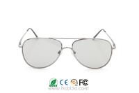 China Aviator 3D Glasses with Metal Frame and Circular Polarized Lenses - 160×155mm Size, 21.25g Weight for sale