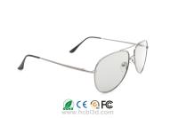 China Aviator 3D Glasses with Metal Frame and Circular Polarized Lenses - 160×155mm Size, 21.25g Weight for sale