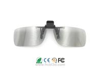 China Rimless Clip-On 3D Glasses Model A23 - Metal Frame, 137×37mm Size, 0.72mm/1.00mm Lens Options for sale