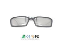 China Disposable Myopic 3D Glasses with 0.23-0.4mm Polarized Lenses, 133×37mm ABS Frame, 4g Weight for sale