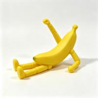 China Custom Hue 3d Printing Articulated Action Figures Movable Joints Unique Banana Shape Toys for sale