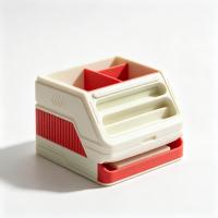 China PLA Bio 3D Printed Office Supplies Retro Computer Desk Pen Organizer for sale