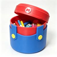 China Mario Inspired 3d Printing Service  Office Supplier Dual Use Office Desk Pen Holder for sale