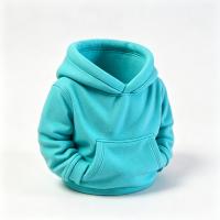 China Hoodie Shaped 3D Printed Office Supplies Blue Organization Desk Pen Holder for sale