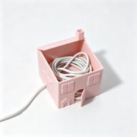 China Pink Desk Accessories 3d Print Office Supplies FDM Hidden Wire Slot for sale