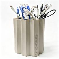 China OEM 3D Printed Office Supplies Biodegradable Multicolor Charging Cable Holder for sale
