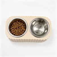 China Blue Vertical Pet Feeding Stand Aesthetic 3d Printed Cat Accessories for sale