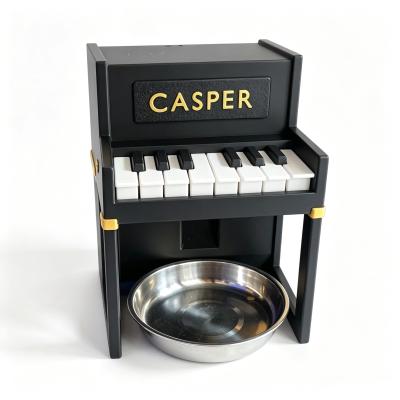 China Vintage Upright 3D Printed Pet Accessories Personalized Piano Slow Food Dispenser for sale