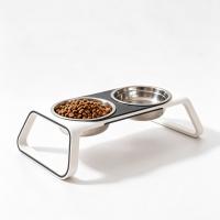 China Detachable Stainless Steel Bowl Anti Slip Non Toxic 3D Printed Pet Accessories for sale
