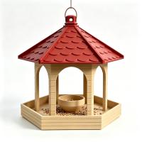 China Weather Resistant Pavilion Design 3D Printed Pet Accessories For Outdoor Bird Feeding for sale