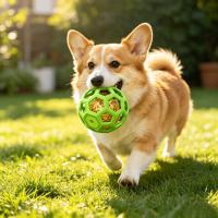 China Hollow Dodecahedron 3D Printed Pet Accessories 5cm Daily  Interactive Dog Toy Ball for sale