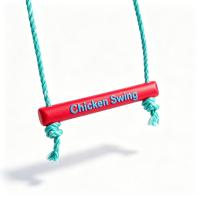 China Non Slip Chicken Pet Accessories Adjustable Rope Swing Duck Poultry Entertainment for sale
