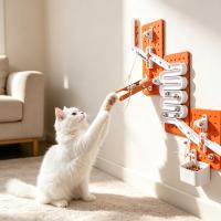 China Marble Maze Cat Treat Puzzle Wall Mount Enrichment Toy 3d Printed Cat Accessories for sale