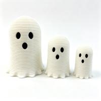 China Stretch Spring Ghost Fidget Toy, 3D Printed Holiday Decoration for Halloween Table Decor for sale