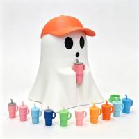 China Ghost With Drink Cup Figurine, 3D Printed Holiday Decoration Halloween Desk Ornament for sale