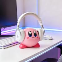 China Hand Painted 3D Printed Services Products Cute Kirby Shape Headphone Holder For Desktop for sale