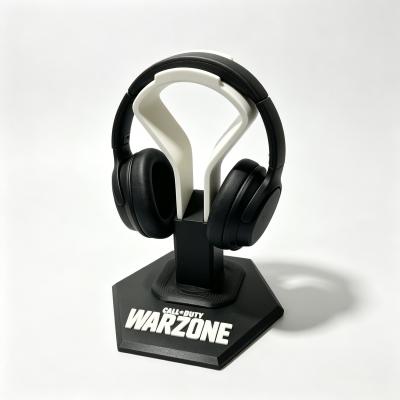 China Warzone Logo Digital 3D Printing Stable Custom Color 3d Print Headset Holder for sale