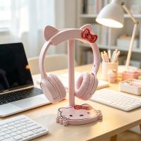 China Decorated Cartoon Household Items To 3d Print Kitty Base Headphone Display Rack for sale