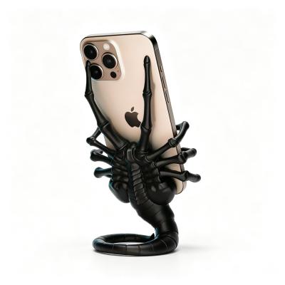 China Unique Sculpture Multicolor Digital 3D Printing Scorpion Phone Holder For Decoration for sale