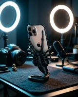 China Unique Sculpture Multicolor Digital 3D Printing Scorpion Phone Holder For Decoration for sale