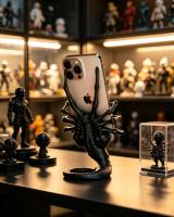 China Unique Sculpture Multicolor Digital 3D Printing Scorpion Phone Holder For Decoration for sale