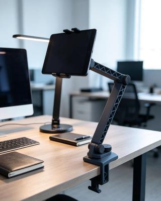 China Smartphone  IPad 3d Print Useful Items Flexible Foldable Edge Desk Clamp Holder for sale