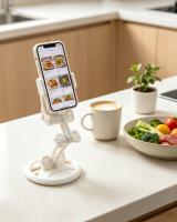 China Height Adjustable  Digital 3D Printing Angle Adjustable Rotary Base Cell Phone Stand for sale