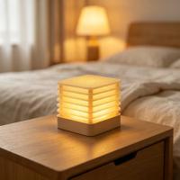 China Stacked Layer 3D Printed Lighting Fixtures Geometric 3d Printed Lamp Design for sale