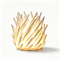 China Customizable Designs 3d Print Light Fixture LED Urchin Spike Ambient Lamp for sale