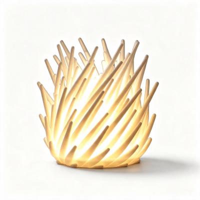 China Customizable Designs 3d Print Light Fixture LED Urchin Spike Ambient Lamp for sale
