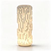 China Synapse Geometric Column Table Lamp, 3D Printed Lighting Fixtures LED Ambient Light for sale