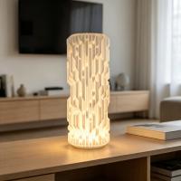 China Synapse Geometric Column Table Lamp, 3D Printed Lighting Fixtures LED Ambient Light for sale