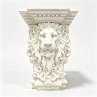 China Furniture Decoration 3D Printed Arts Vintage Lion Head Corbel Bracket for sale